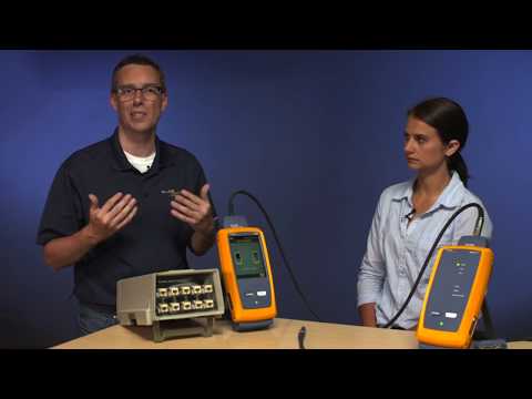 DSX 5000 CableAnalyzer™ Copper Cable Certifier - Running a Test: By Fluke Networks