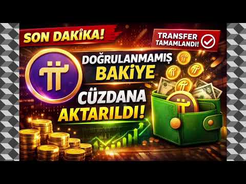 Pi doğrulanmamış bakiye balance aktarıldı