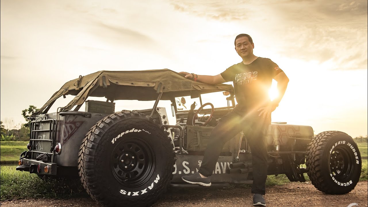 Heng’s Garage my Jeep Hotrod countryside drive - YouTube