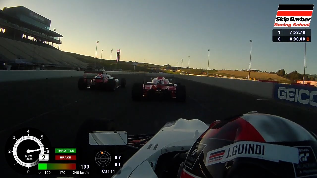 Round 1 at Sonoma | Skip Barber Race Series | Johnny Guindi - YouTube