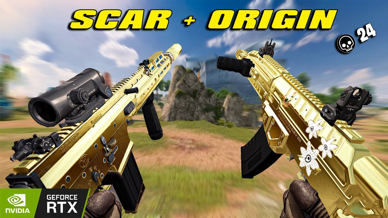 SCAR + ORIGIN 24 kill solo vs squad Blood strike pc max graphic 240 fps ...
