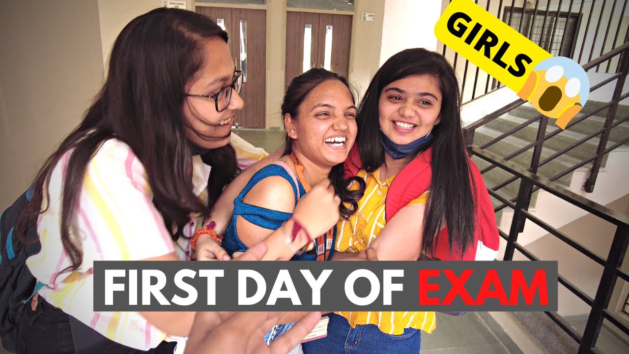FIRST DAY OF EXAM 😱😱 parul university | VLOG 209 - YouTube