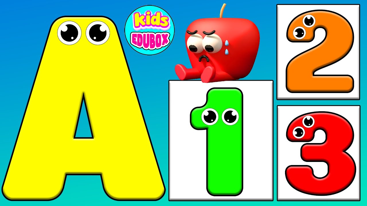 ABC and 123 Learning Videos For 3 Year Olds + Nursery Rhymes & Kids ...