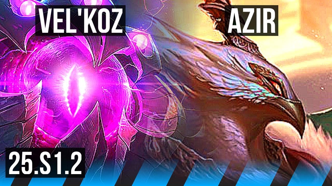 VEL'KOZ vs AZIR (MID) | BR Grandmaster | 25.S1.2 - YouTube