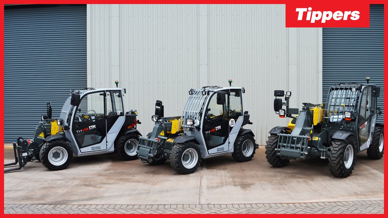 NEW! Wacker Neuson 412 and 522 4.5m and 5m Compact Telehandlers ...