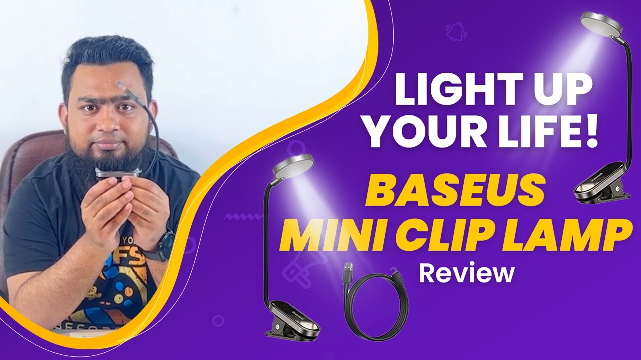Baseus Mini Clip Lamp Review: Portable Light You'll Love (3 Brightness ...