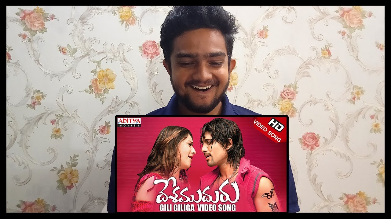 Gili Giliga Song REACTION | Stylish Star Allu Arjun | Hansika Motwani ...