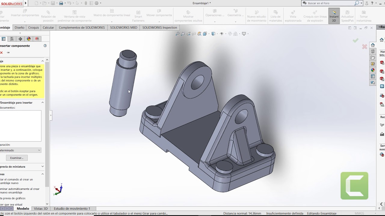 Ensamble Solidworks - YouTube