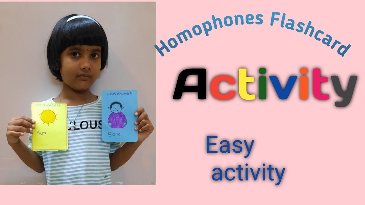 Homophones Activity | Homophones Flashcard activity - YouTube