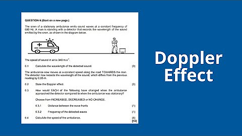 Doppler Effect Grade 12 Physical Science Past Exam Practice Problems ...