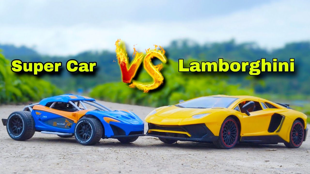 Super Car Vs Lamborghini Race Video || comparison video || SABIR ...