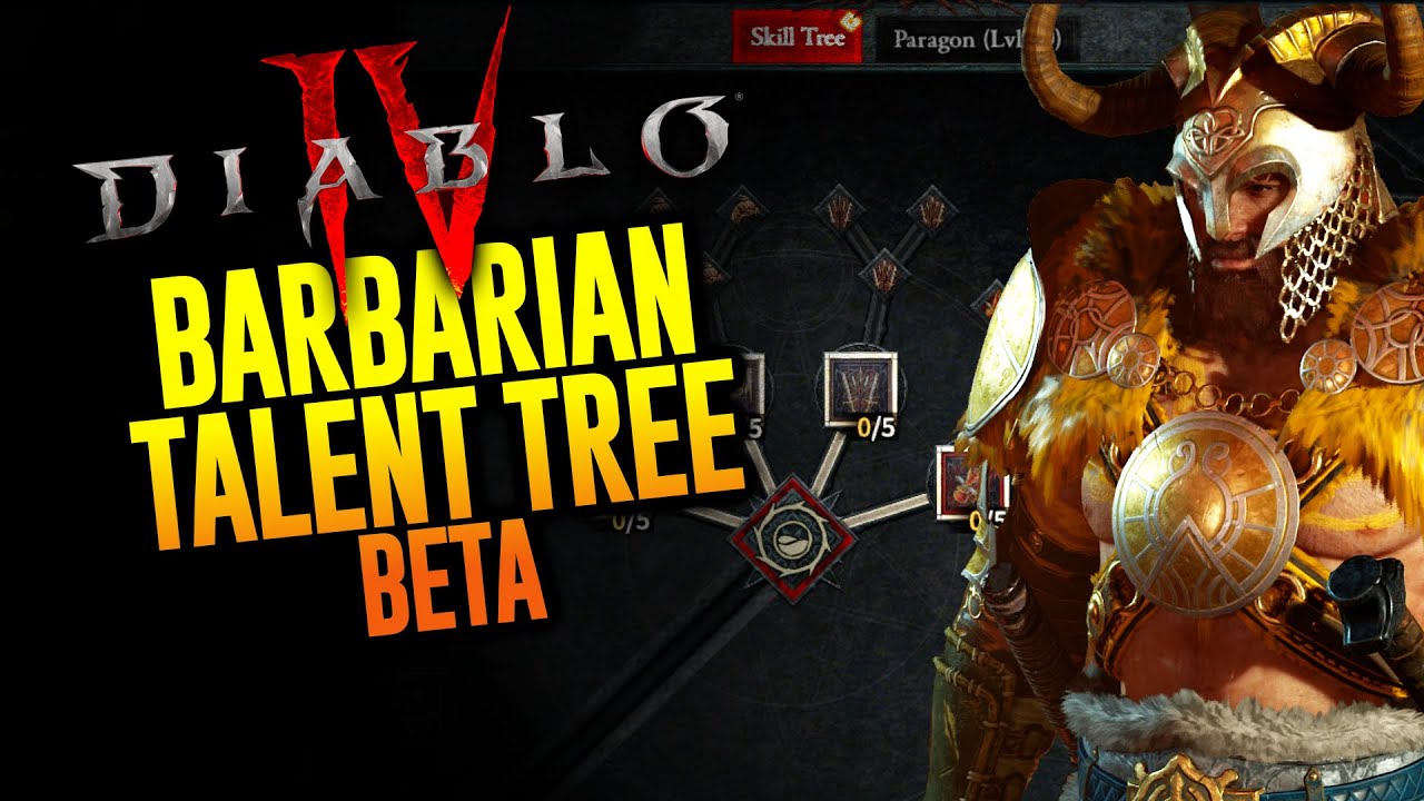 Barbarian Talent Tree | Diablo 4 - YouTube