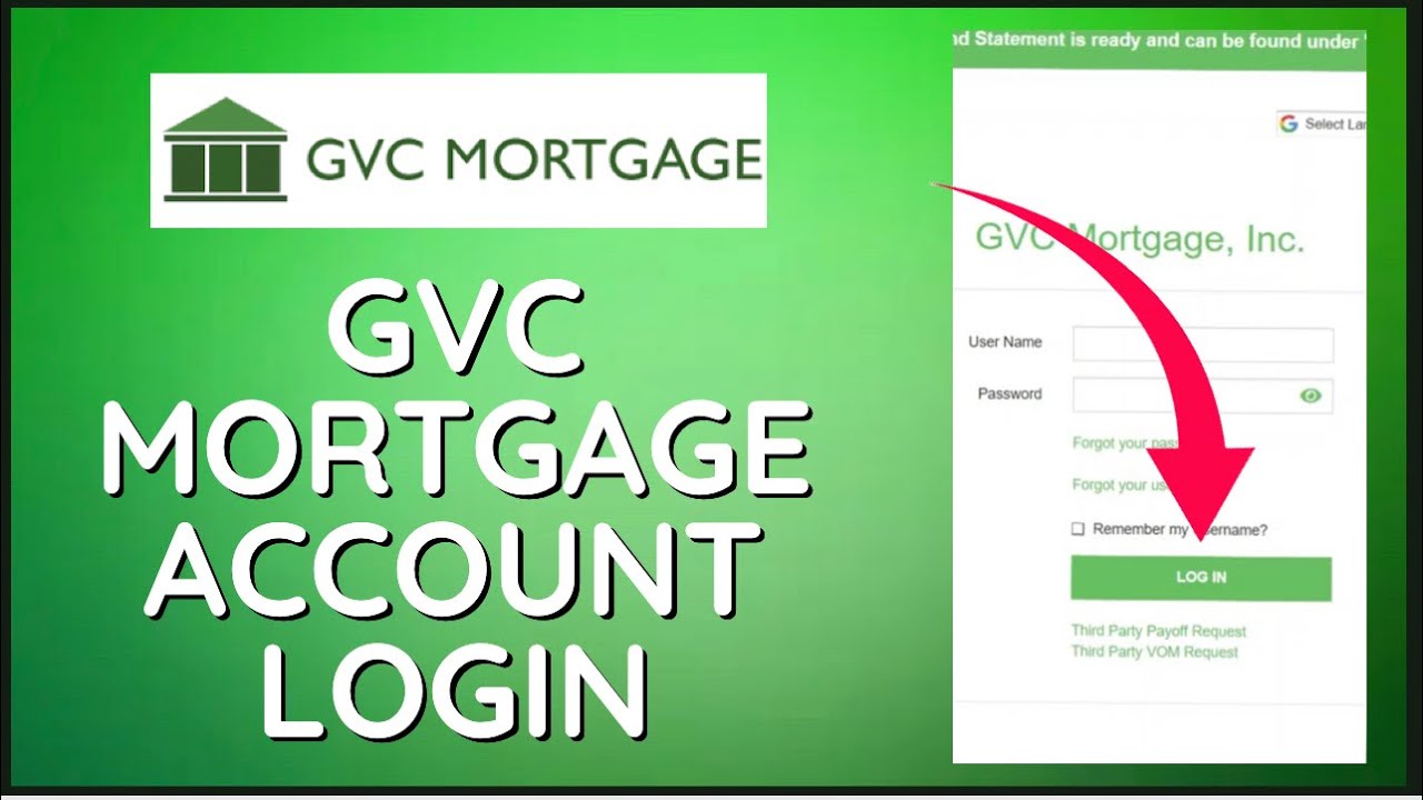 GVC Mortgage Login: How to Login GVC Mortgage Account 2024? - YouTube