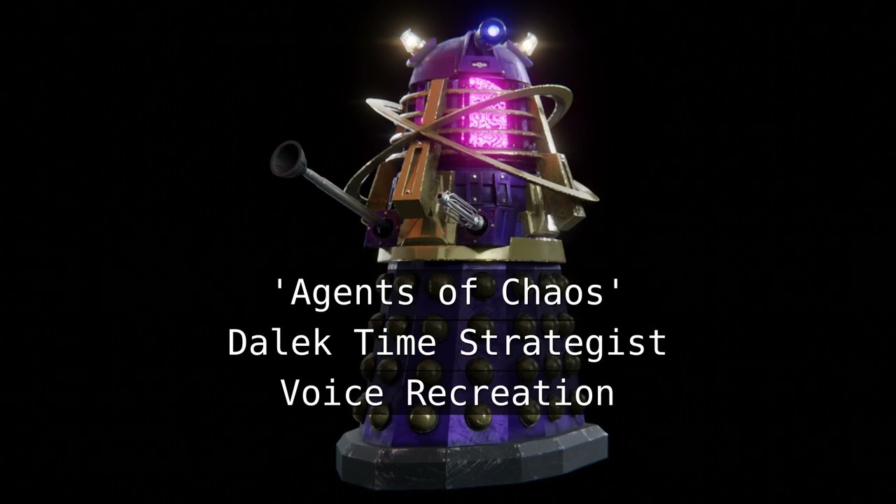 Doctor Who | 'Agents of Chaos' Dalek Time Strategist Voice Recreation ...