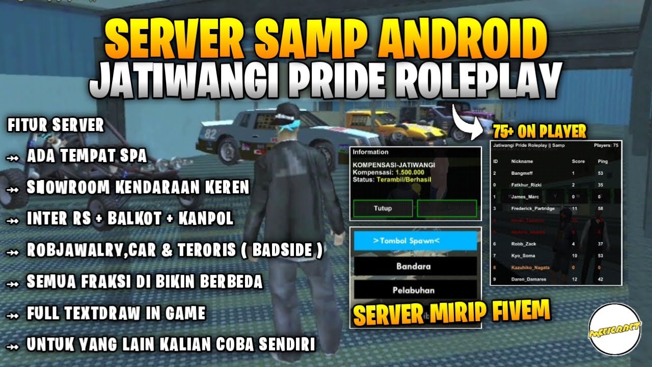 SERVER SAMP ANDROID JATIWANGI PRIDE ROLEPLAY || GTA SAMP INDONESIA - YouTube
