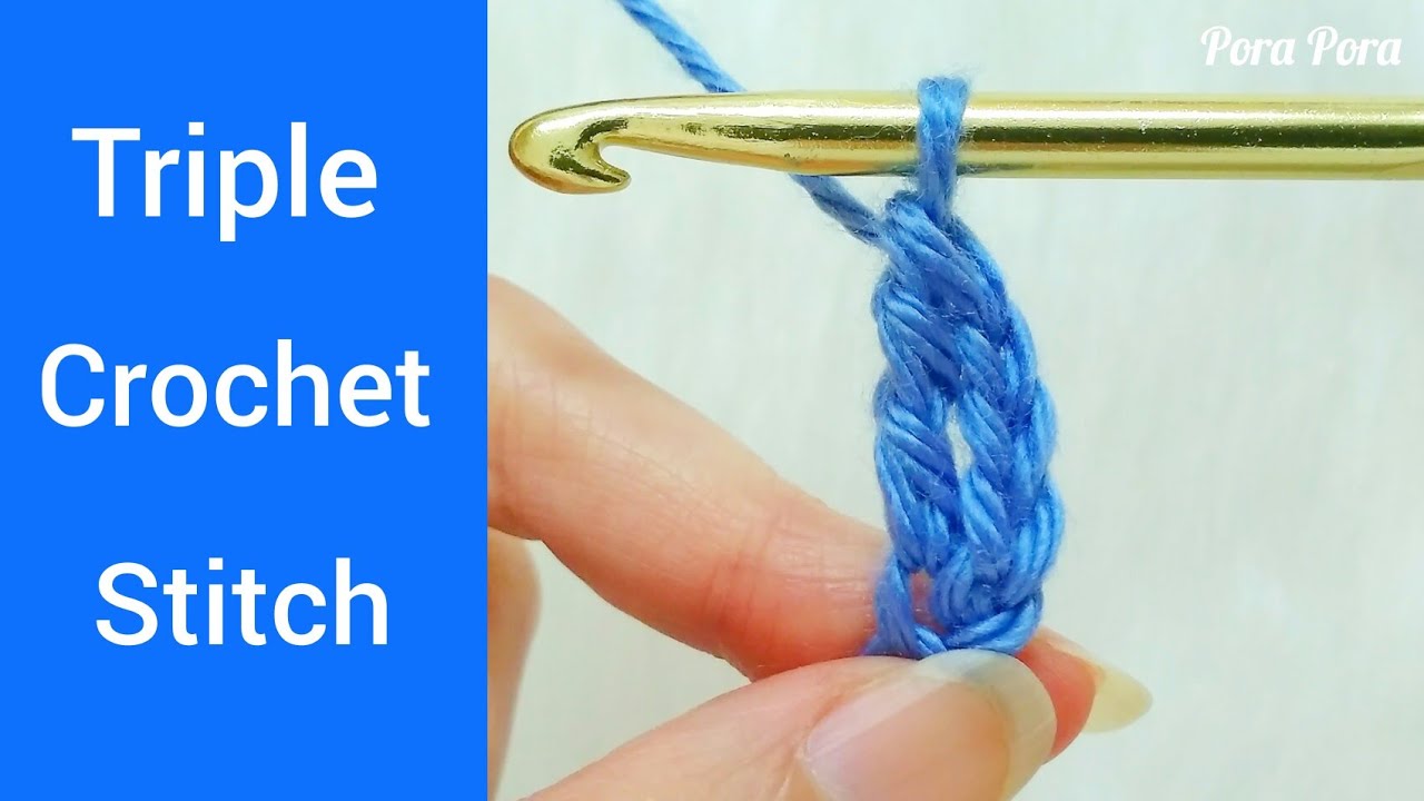 How To Crochet Triple Crochet I Crochet Stitches For Beginners - YouTube