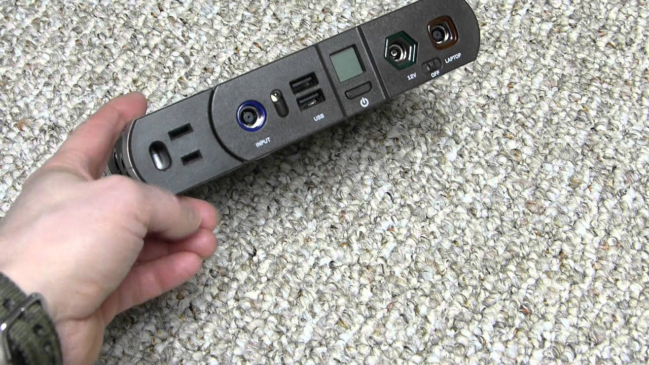 Goal Zero Sherpa 100 portable battery pack - YouTube