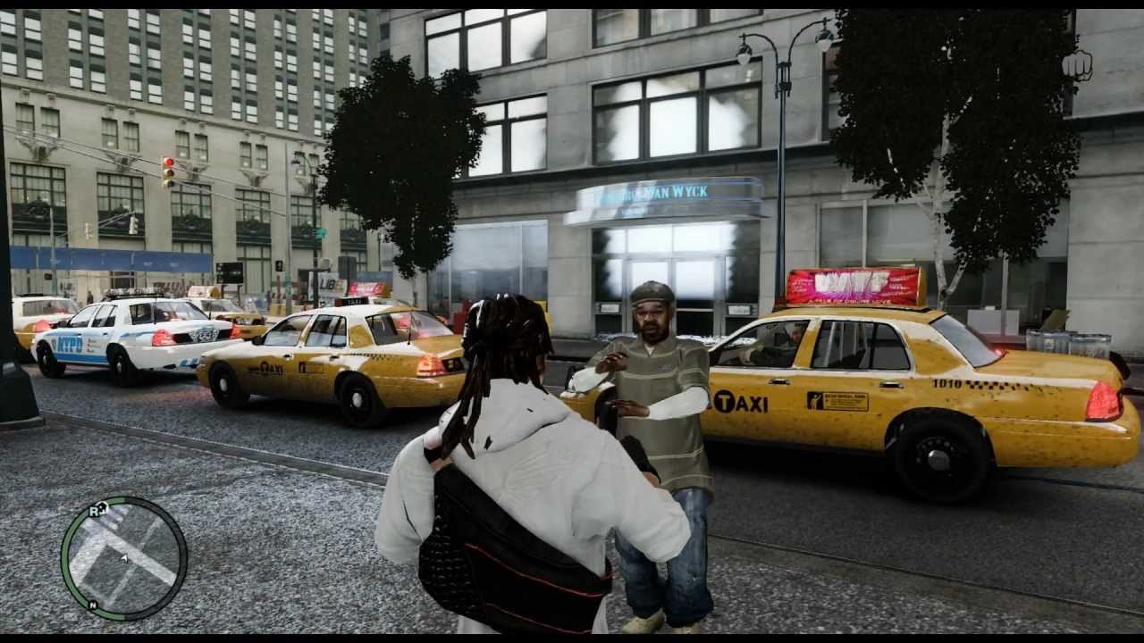 GTA IV Sunny Windy Weather - YouTube