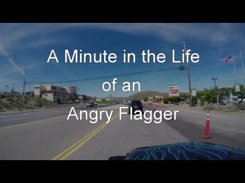 A Minute in the Life of an Angry Flagger - YouTube
