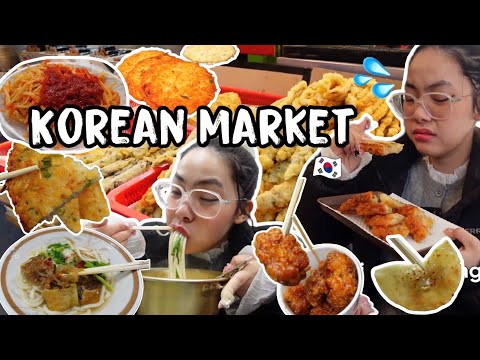 CẦM 50.000WON PHÁ ĐẢO CHỢ HÀN VỚI CHIẾC BỤNG KHÔNG ĐÁY 🇰🇷 | Mia in Korea