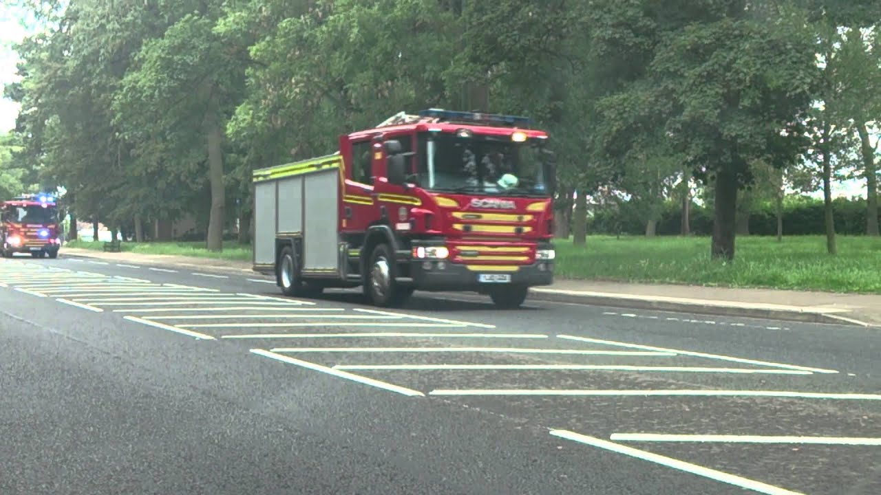 Humberside Fire & Rescue Service - 3x Scania P280 Appliances On Shout ...