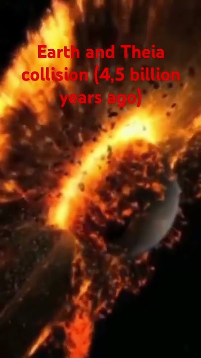 Earth and Theia collision - YouTube