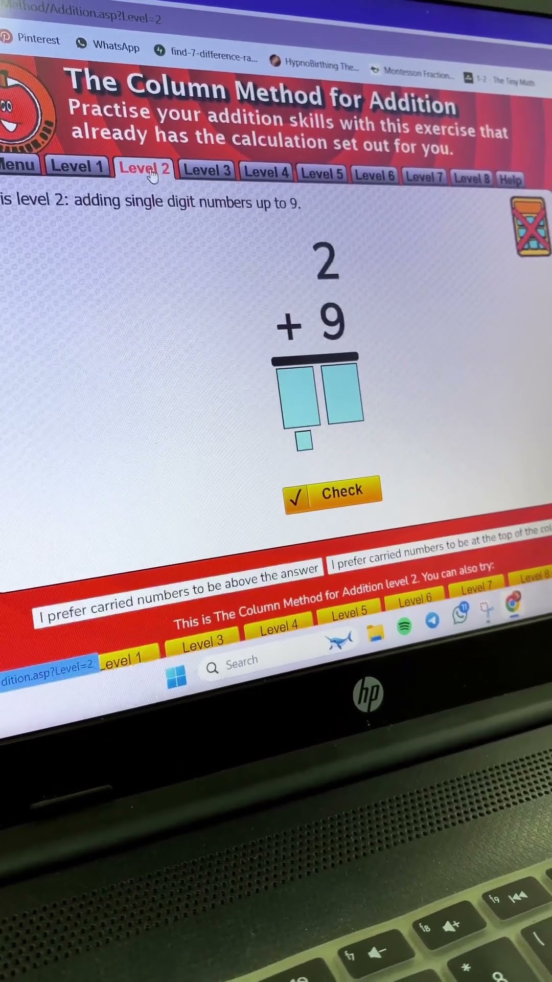 Addition website https://www.transum.org/Maths/Exercise/Column_Method ...