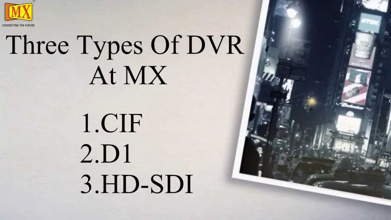 How to use CIF & D1 DVR - YouTube