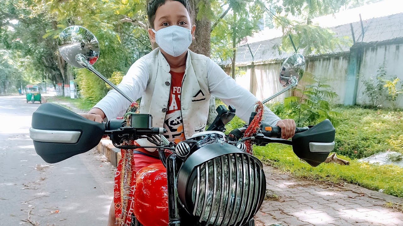 Hand Guard fitted Royal Enfield Classic 350 Bs 6 2020 - YouTube