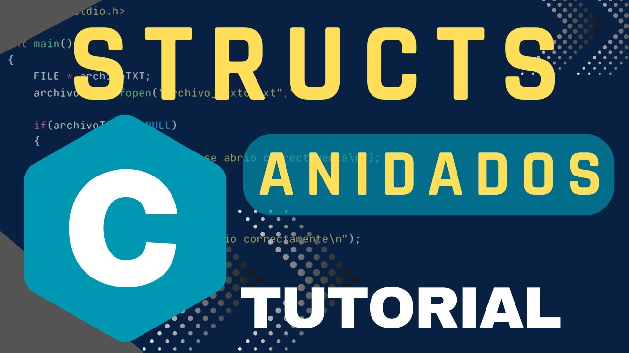 Programación En C Structs Structs Anidados Youtube