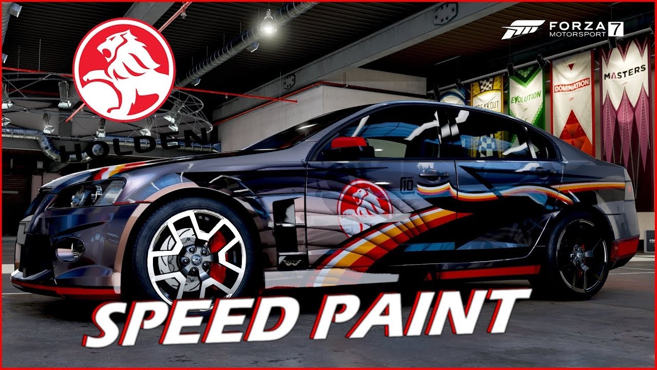 Forza Motorsport 7 | SPEED PAINT JOB | Holden!!! | #26 - YouTube