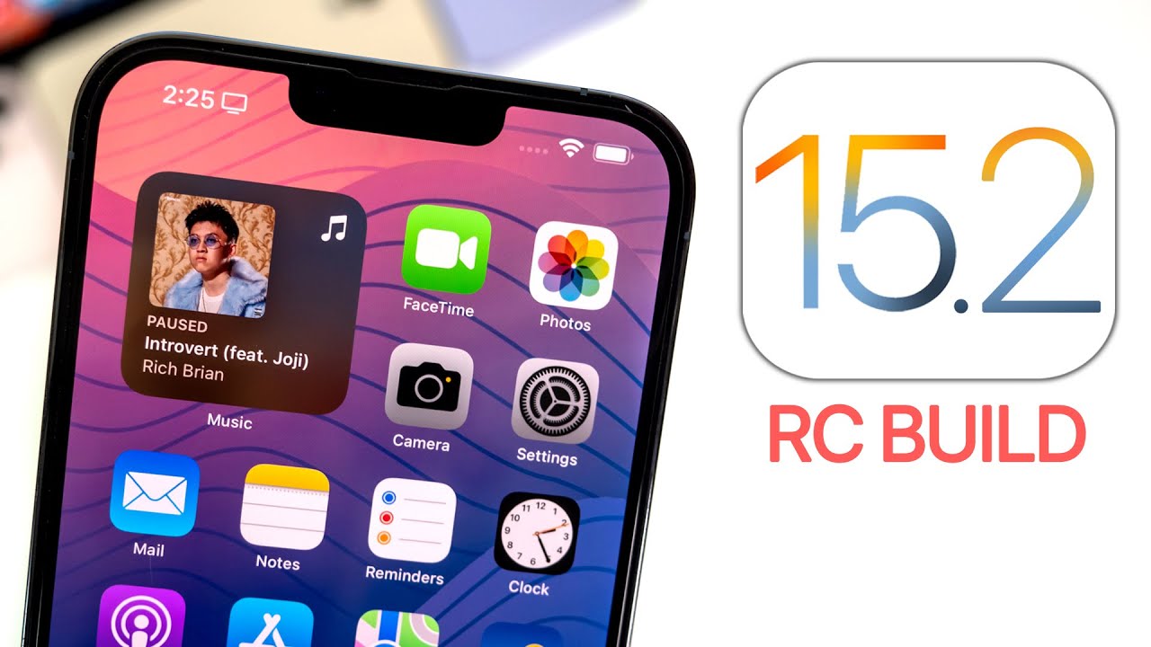 iOS 15.2 RC Released - What's New? - YouTube