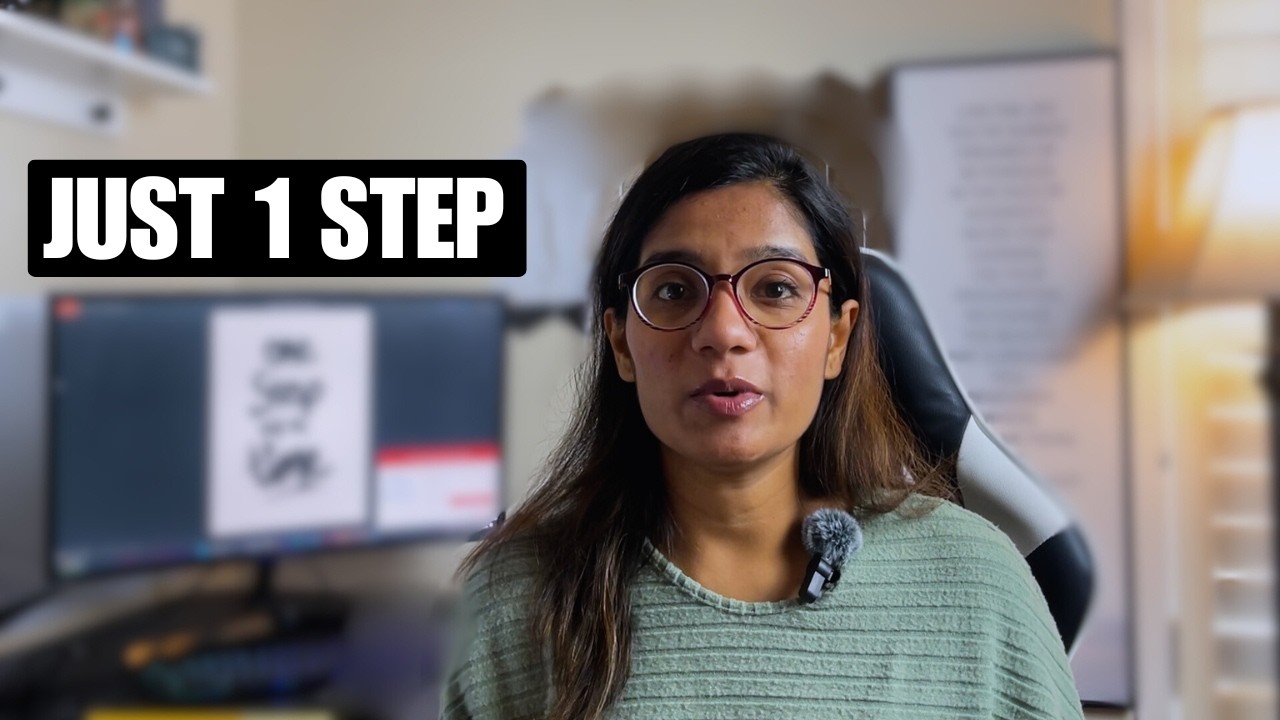 how to build discipline | "just one step" - YouTube