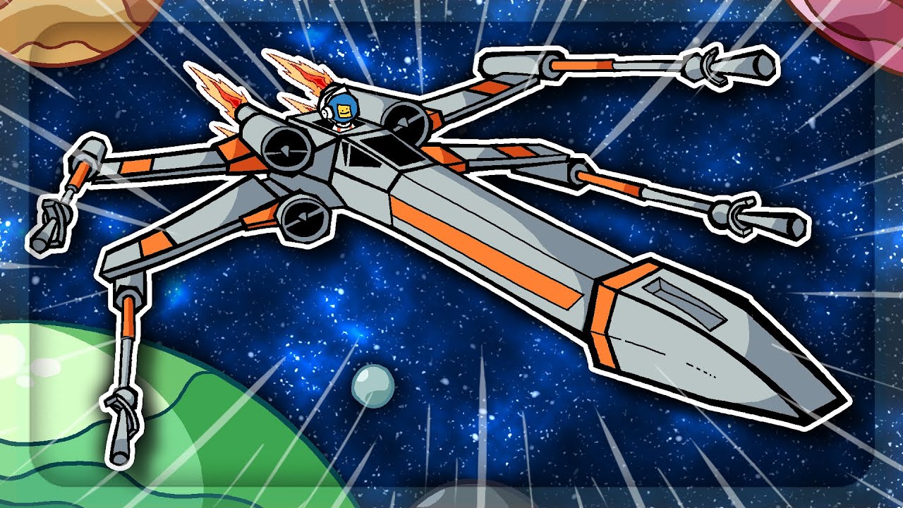 Flying an X-WING to the MUN in Kerbal Space Program 2 - YouTube