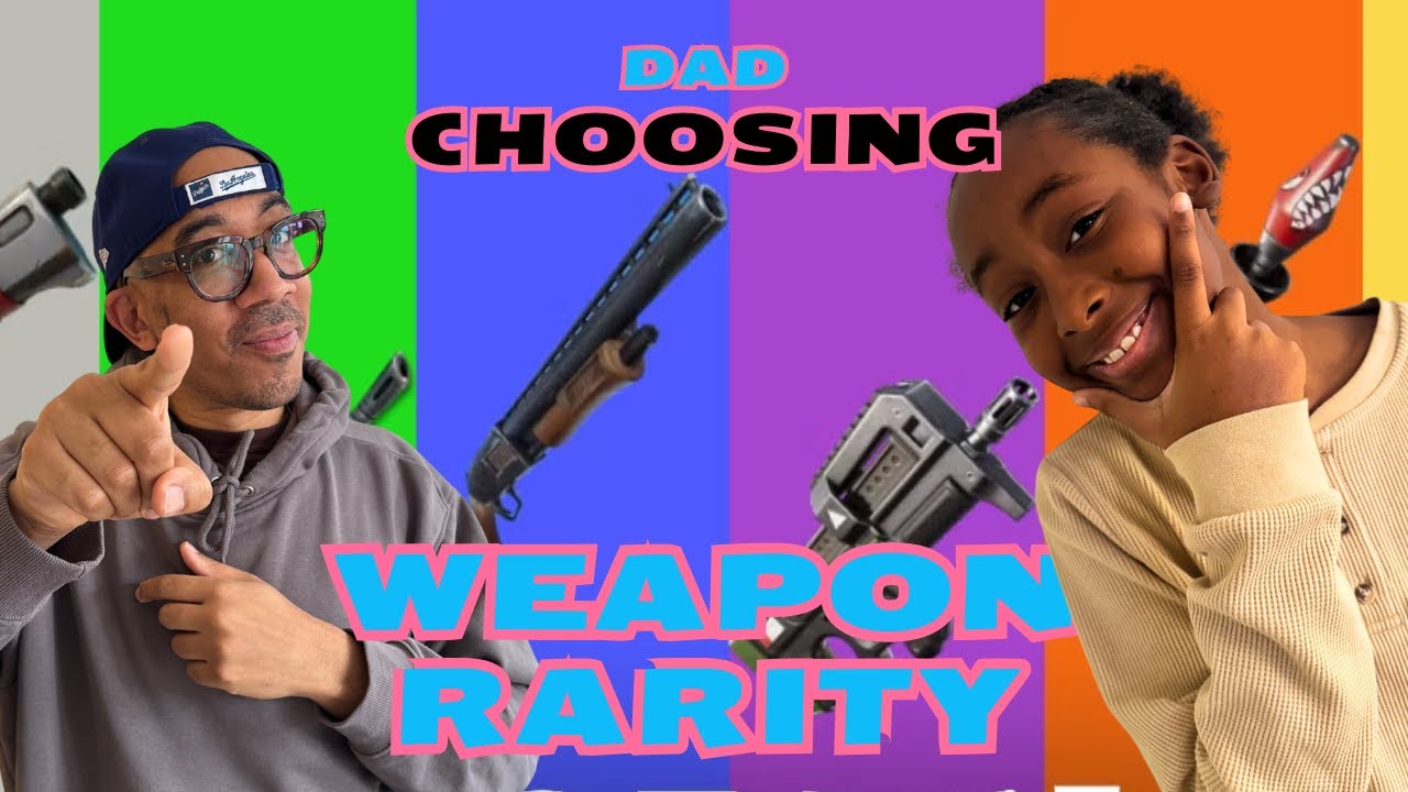 My Dad Chooses the Rarity of My Weapons in Ranked 😂 | JoJo Plays # ...