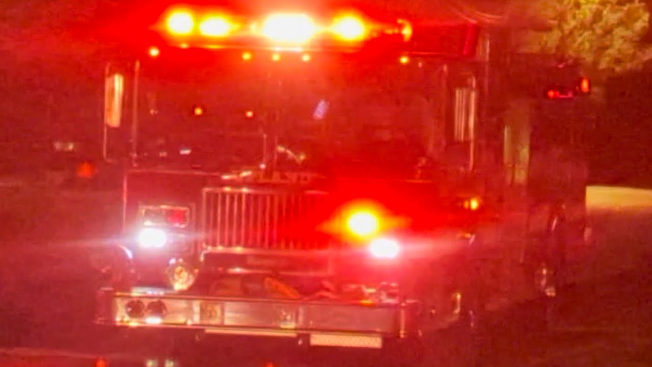Upland Fire Company Engine 57 Responding 8-20-23 - YouTube