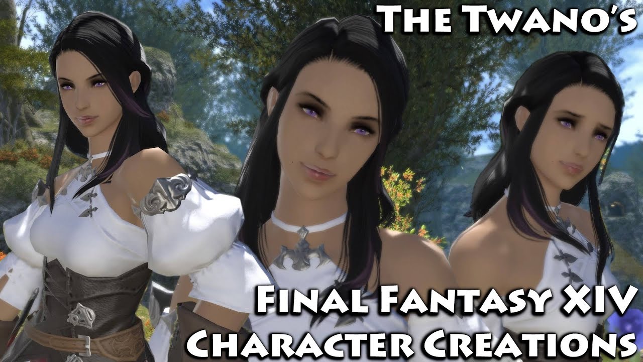 Final Fantasy XIV - Character Creation (Cute Female Hyur) #7 - YouTube