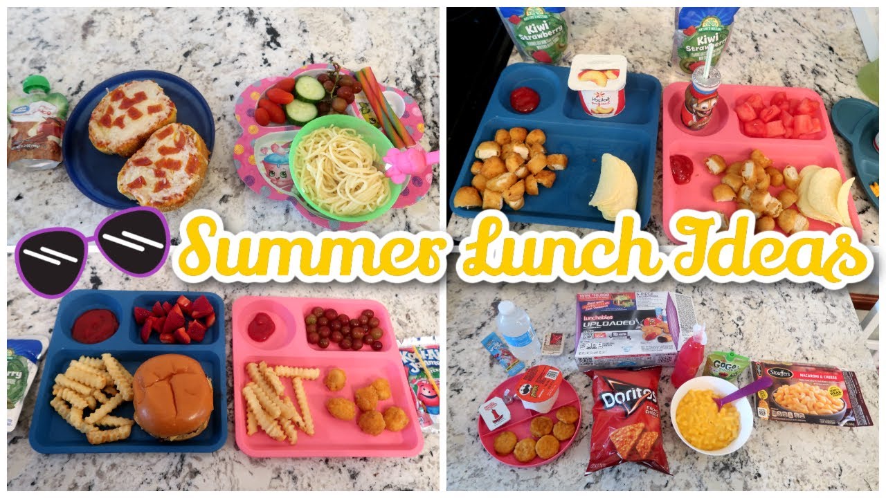 Summer Lunches for Kids | Indroducing Fun Lunch Friday - YouTube