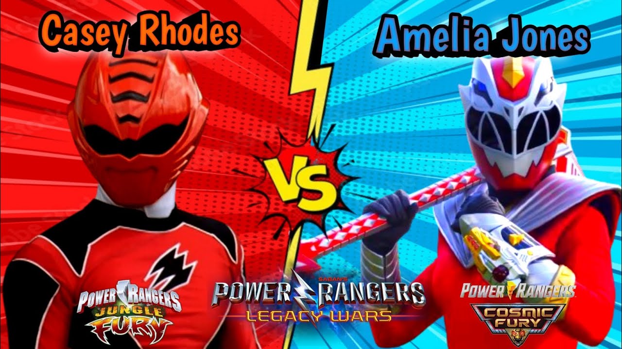 Power Rangers Legacy Wars Casey Rhodes Jungle Fury Red Gameplay ...
