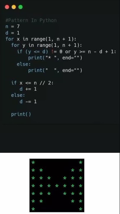 😯python pattern code🙂#ytshort #pythonpatterncode#aaj_techanical_raj#ytshortvideo#shorts# ...