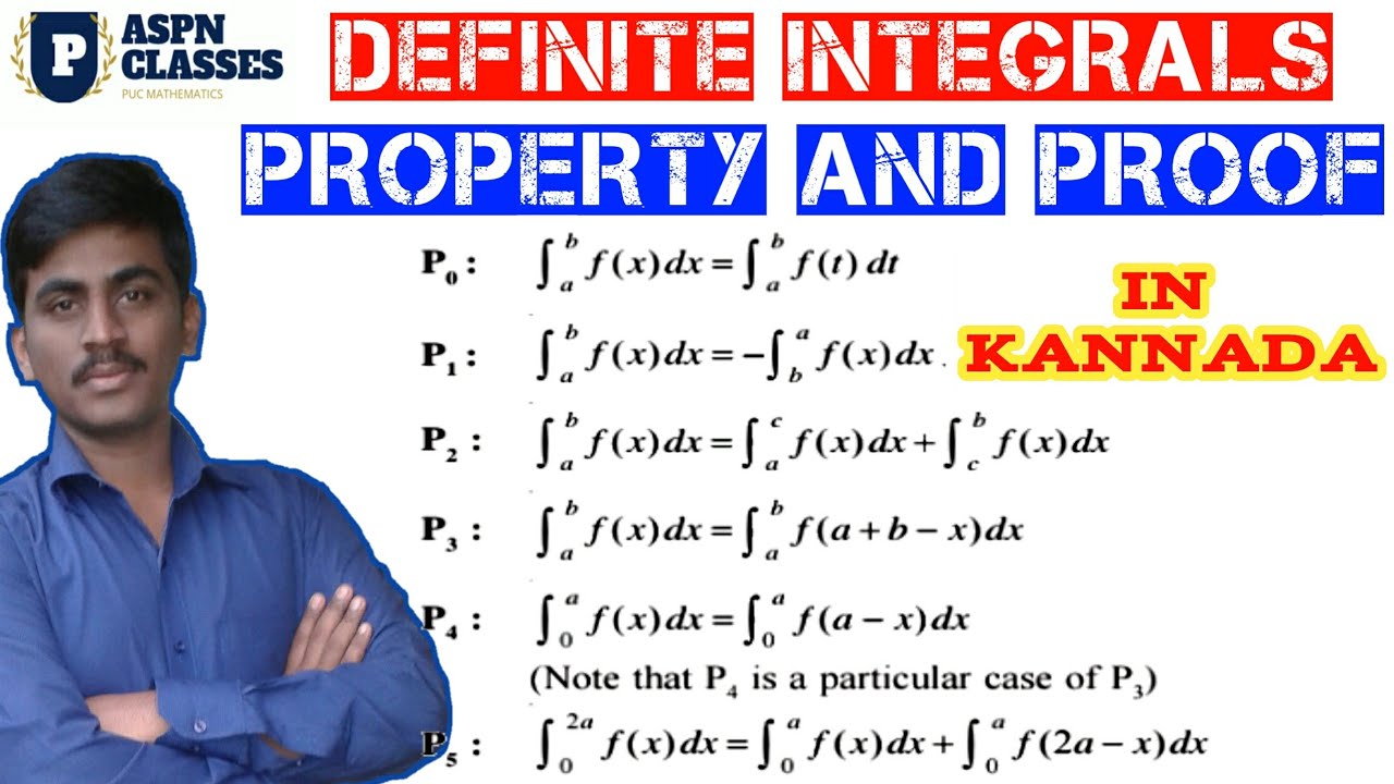 PROPERLY OF DEFINITE INTEGRALS Class 12 maths - YouTube