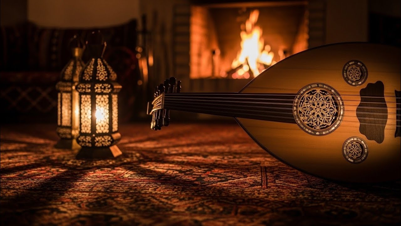Calming Oud Fireside Session — Warm Arabic Ambience for Rest - YouTube