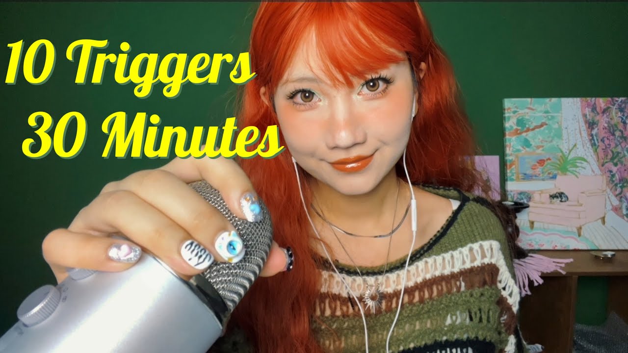 Asmr 10 Random Triggers In 30 Minutes For Sleep😴 Youtube