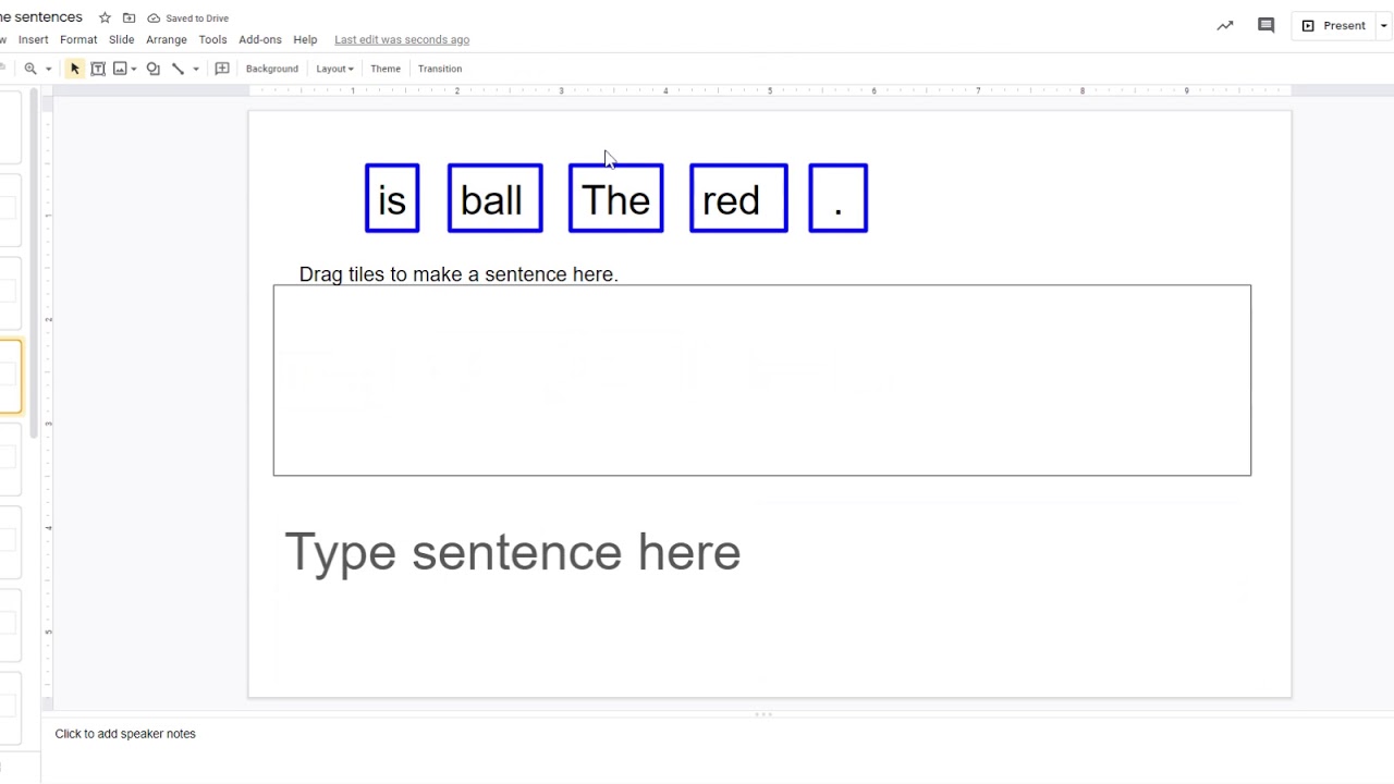 Complete the sentences - Google Slides - YouTube