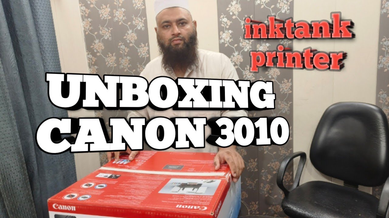 Unboxing of canon 3010 - YouTube