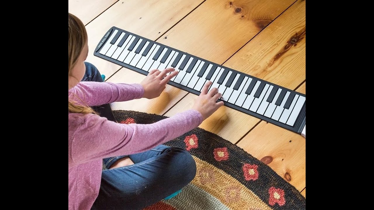 Bibox labs 61 Keys Roll Up Piano Soft Silicone MIDI Flexible Keyboard ...