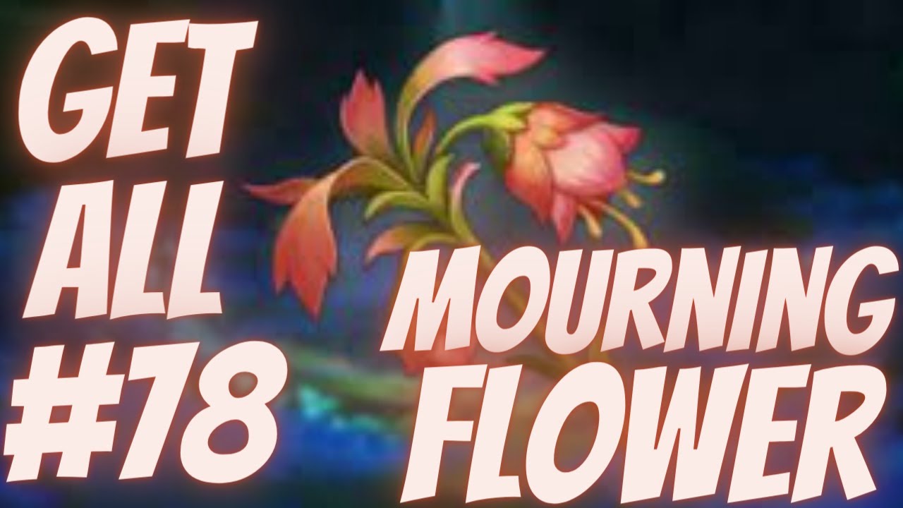 How Get All #78 Mourning Flower Locations - Farming Route : Genshin ...