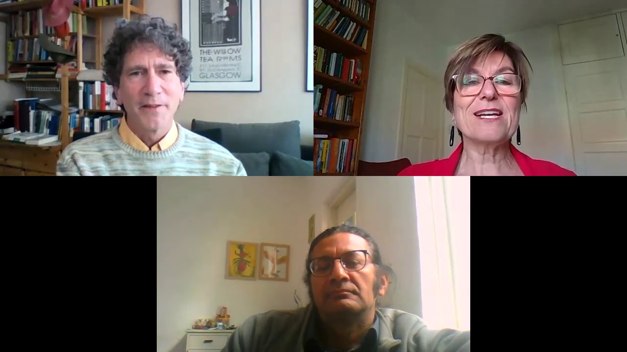 Rodaan Al Galidi with translator Jonathan Reeder and publisher Judith ...