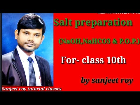 Salt preparation methods | acid base and salt | explain Hindi & English | by Sanjeet Roy - YouTube