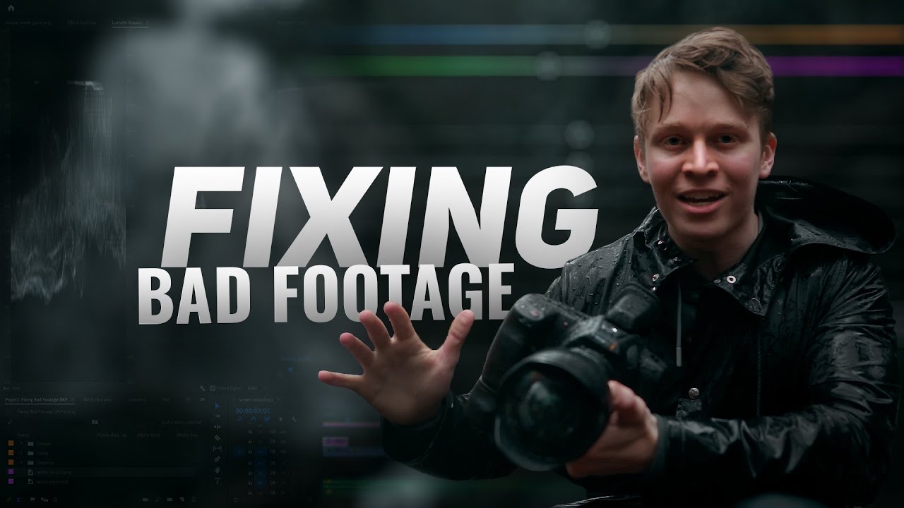 8 Ways to Fix BAD Footage - Adobe Premiere Pro CC Tutorial - YouTube
